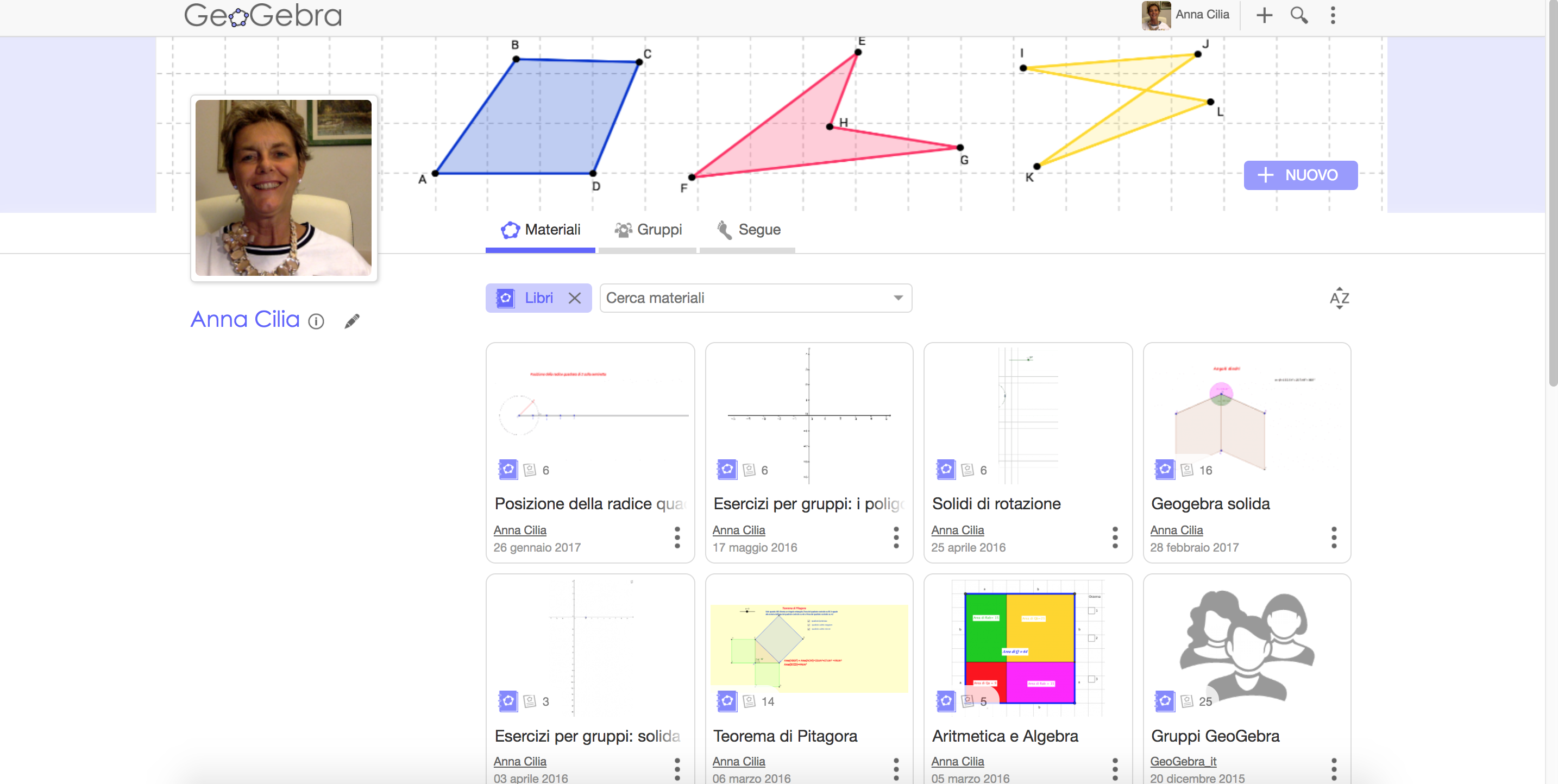 Geogbra Books – Scienze Matematiche